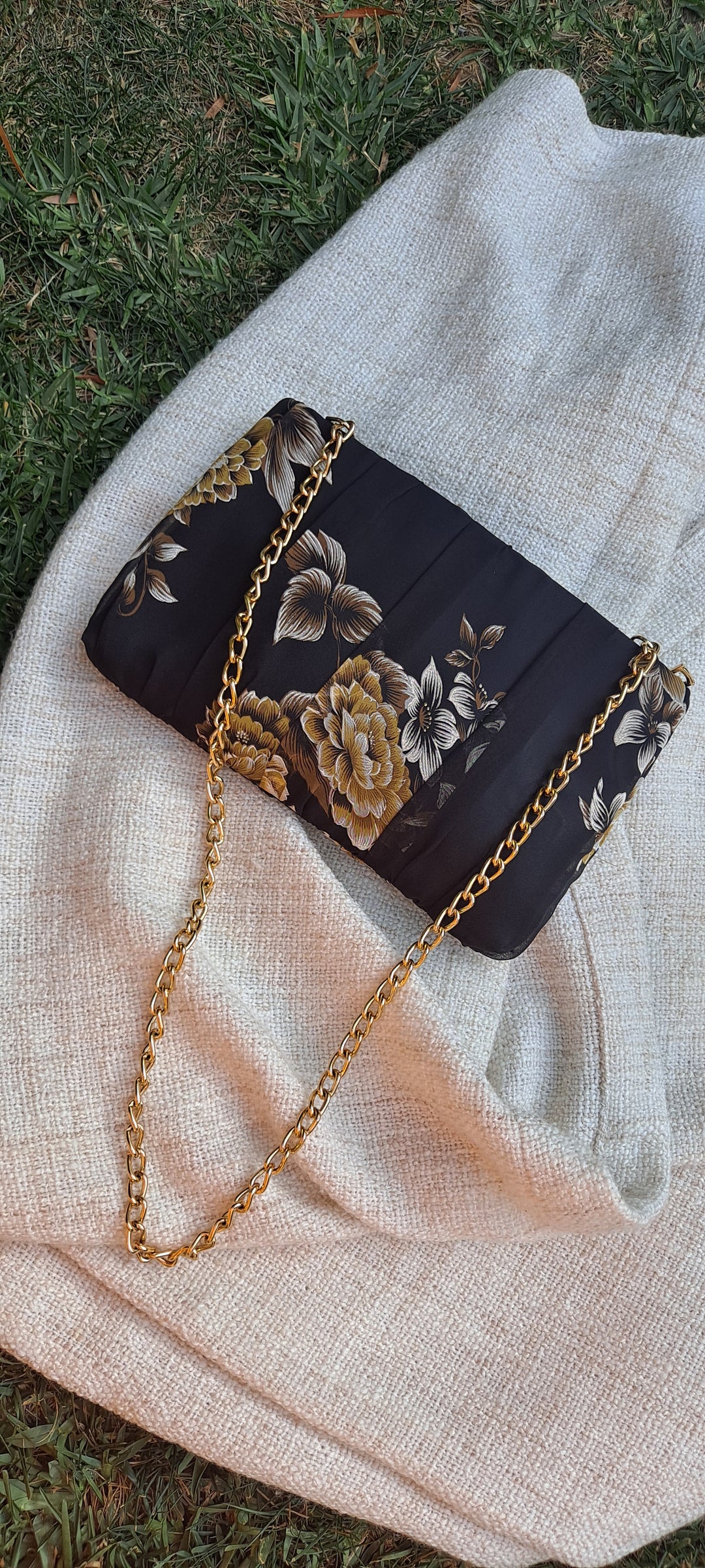 anEK - handbags with mixed fabric designed and made in california.